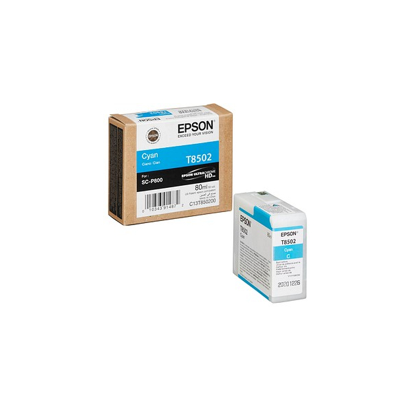 Druckerpatrone T8502 C13T850200 (kompatibel zu Epson T8502), cyan ...