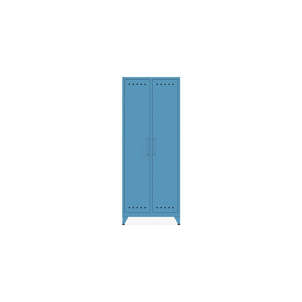 Stahlschrank Fern Maxi FERMAX605, blau, 70x108x51cm (BxHxT ...