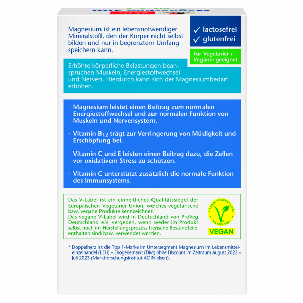 Magnesium 400 Vitamin B+C+E 4009932001105 Doppelherz