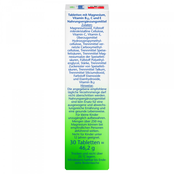 Magnesium 400 Vitamin B+C+E 4009932001105 Doppelherz
