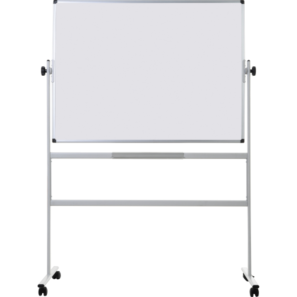 Stativdrehtafel-Whiteboard Mobile, QR0401, 150x120cm (BxH), Melamin ...