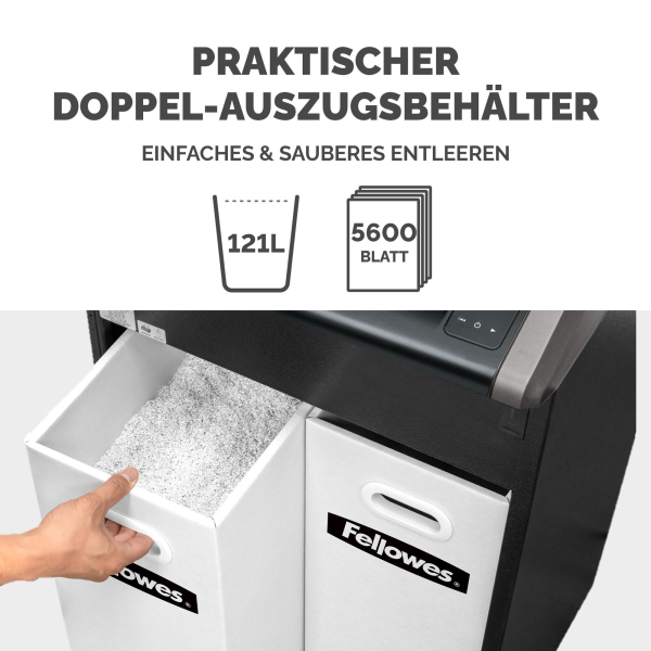 Fellowes Aktenvernichter Powershred 425HS schwarz 100063597